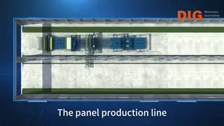 The panel production line