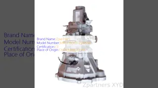 KYC V3 Manual Transmission Gearbox Replacement OEM Quality