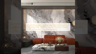 Durable Marble Look Porcelain Tiles for Modern Kitchens