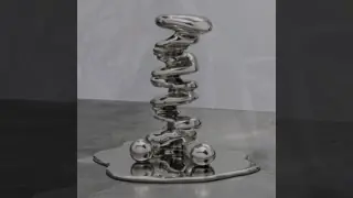 Highly Polished Reflective Stainless Steel Sculpture for Outdoor Art