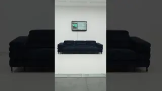 Contemporary Modern Recliner Sofa | Space Saving Zero Wall