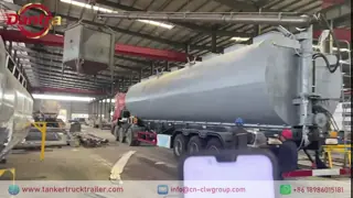 60000L Bulk Feed Tanker Trailer Unloading Speed Test | 30 Ton Feed Trailer Working Performance