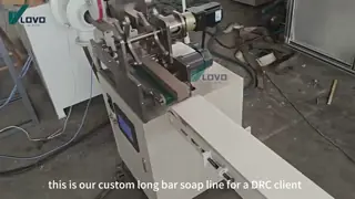 Customized Bar Soap Production Line/Cutting Machine for a Client in the DRC