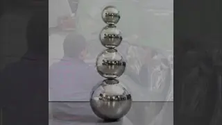 Highly Reflective Sphere Stainless Steel Sculpture
