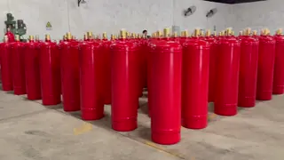 Automatic FK 5-1-12 Fire Suppression System Cylinder Without Pollution For Museum