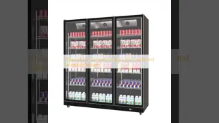 Commercial Glass Door Beverage Freezer for Retail