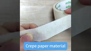 Decorating masking tape with strong adhesion that leaves no residue