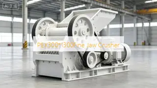 PEX250 1200 Fine Jaw Crusher High Efficiency Aggregate Shaping