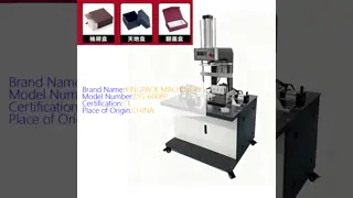 DG 600BP Rigid Box Bubble Pressing Machine for Wine Boxes