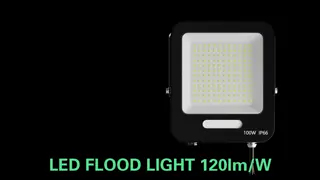 IK03-E2Aluminum Alloy AC LED Flood Light, High Lumen Branded LED, IP65 Waterproof, Easy Installation