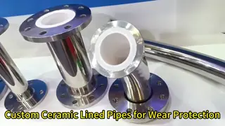 Alumina Ceramic Lined Pipe for Pneumatic Conveying Systems | Elacera