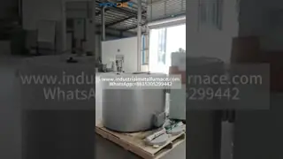 Electrical Resistance 400KG Oval Crucible Melting Furnace for Die Casting Plants | WUXI WONDERY