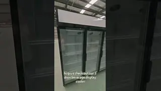 Premium 3-door drink display cooler for shops & supermarkets
Uniform cooling