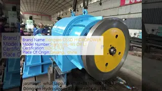 High Efficiency Francis Turbine Generator for Hydro Power