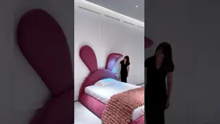 Luxury Rabbit Bed for Girls Dreamy Bedroom Furniture