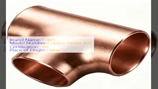 Durable Copper Nickel Equal Tee for Water Systems