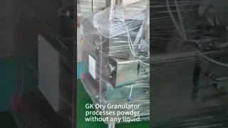 GK Series Dry Granulator Efficient Binder Free Processing
