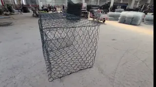PVC Coated Woven Gabion basket for Erosion Control