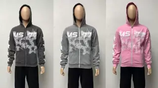 Custom Luxury Streetwear Zip Up Hoodie Manufacturer