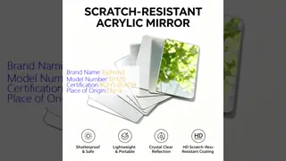 Cute Bear Clip On Privacy Mirror for Desks and Dorms
