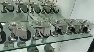 304 stainless steel caster wheels. High adjustable casters. Leveling casters.