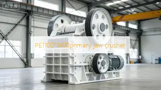 PE1100 1300 Jaw Crusher High Efficiency Primary Crushing