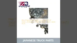 Hino 500 J08C Engine Valve Check Oil Jet Solution