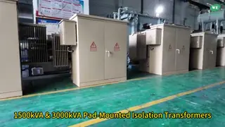 1500kVA&3000kVA Three Phase Isolation Pad Mounted Transformers