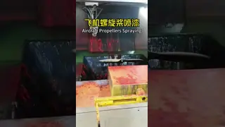 Automatic Spray Painting Machine for Aircraft Propellers