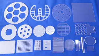 OEM ODM Heat Shock Resistant Double Side Polished Quartz Glass Plate Custom Size High Light Transmis
