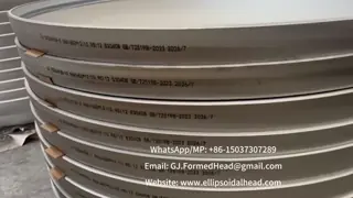 ASME 2 1 Elliptical Stainless Steel Dished heads from GJ Formed Head Factory