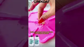 What are epoxy resin crafts? Freezing beauty in crystal-clear resin.