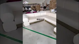 Modern Italian Velvet Sofa Custom Luxury Living Room Furniture