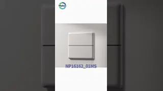NP16162_01MS | Schneider Unica KNX 4 Key Metallic Silver Intelligent Push Button Panel For KNX Light