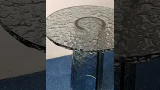 Modern Acrylic Water Ripple Coffee Table Decor