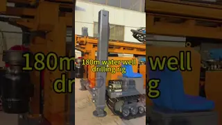 ST 180 Water Borehole Drilling Rig 180m Deep Drilling