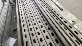 Heavy Duty Slotted Strut Channel for Cable and Pipe Support