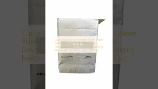 Custom Kraft Paper Valve Bags for Industrial Packaging
