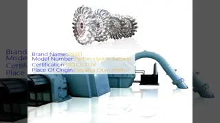 High Head Pelton Turbine Generator Efficient Power Solution