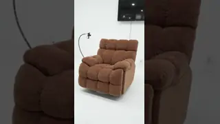 Fabric Electric Recliner Chair Zero Gravity Space Saver With High Resilience Foam
