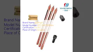 Copper Bonded Ground Rod for Reliable Electrical Safety