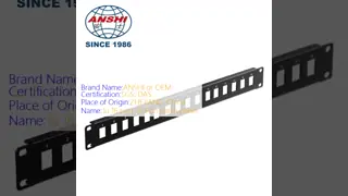 12 Port 1U Rack Mount Patch Panel Setup Guide