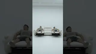 Zero Wall Design Modern Recliner Sofa In High Back