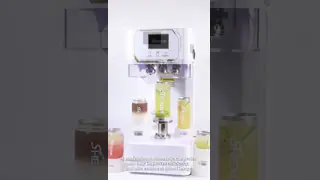 Introduction video of the white model SHEXOVA automatic can sealing machine