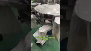 High quality stainless steel rotary vibrating screen screening equipment