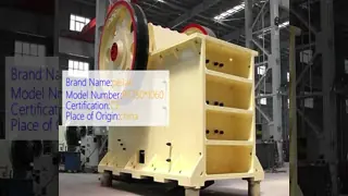 PE700 1000 Jaw Crusher High Capacity Primary Crushing