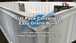 flat pack containers-easy to ship