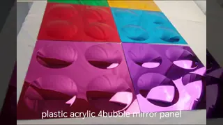color bubble convex mirror