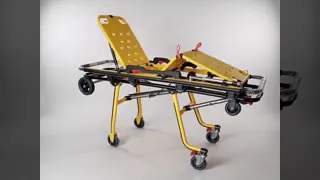 Medical automatic boarding transfer stretcher with brake-equipped silent universal wheels