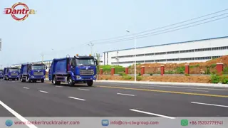 Multiple HOWO 12CBM Garbage Compression Trucks Ready for Shipment | Waste Management Vehicles